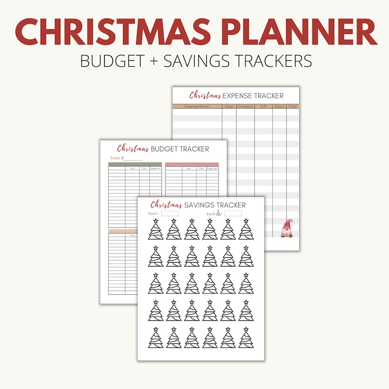 CHRISTMAS PLANNER Printableprintable Holiday Plannerxmas ...