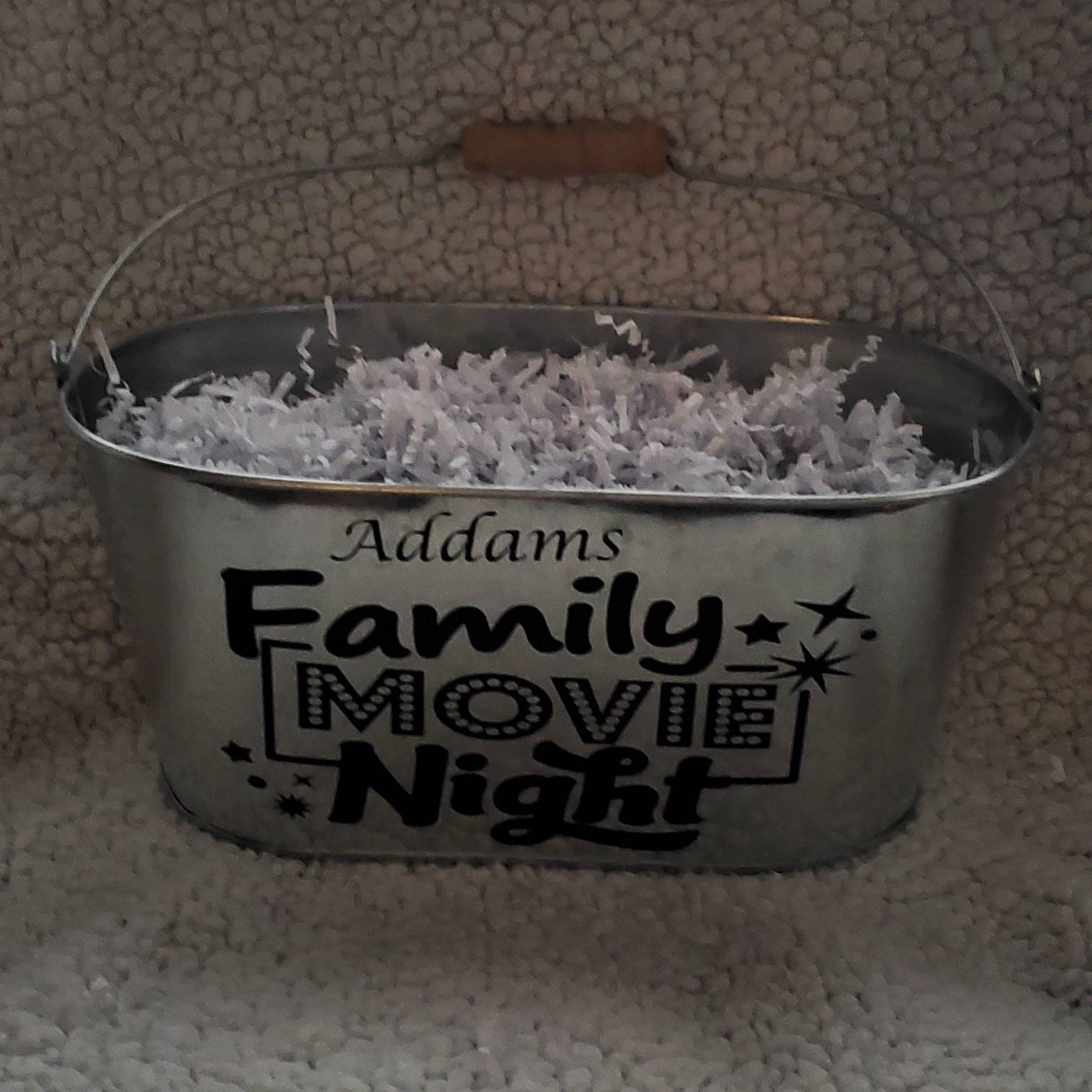 Family Movie Night Bucket - Etsy