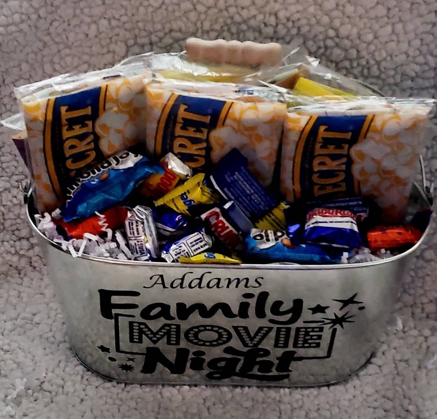 Family Movie Night Bucket - Etsy