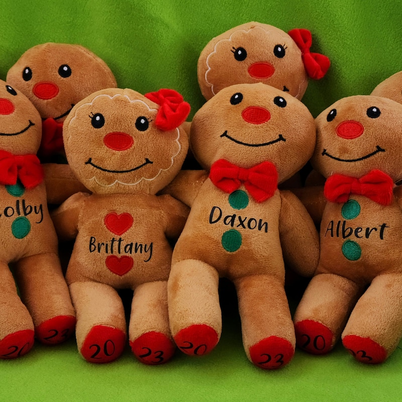 Stuffed Gingerbread Plush Doll - Etsy