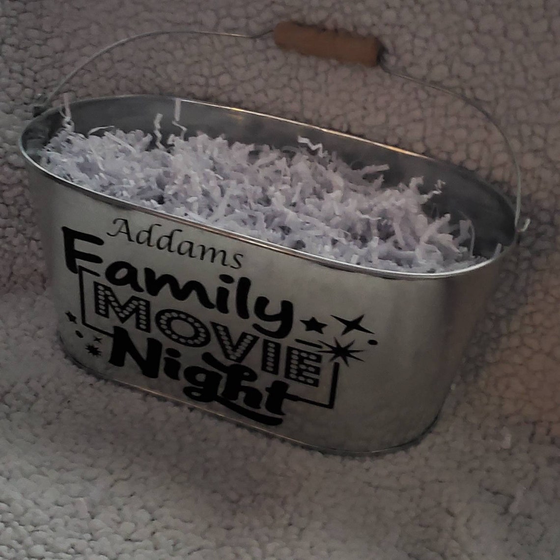 Family Movie Night Bucket - Etsy