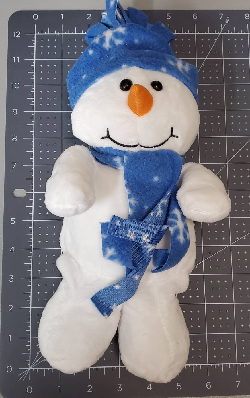 Personalized Plush Stuffed Snowman - Etsy