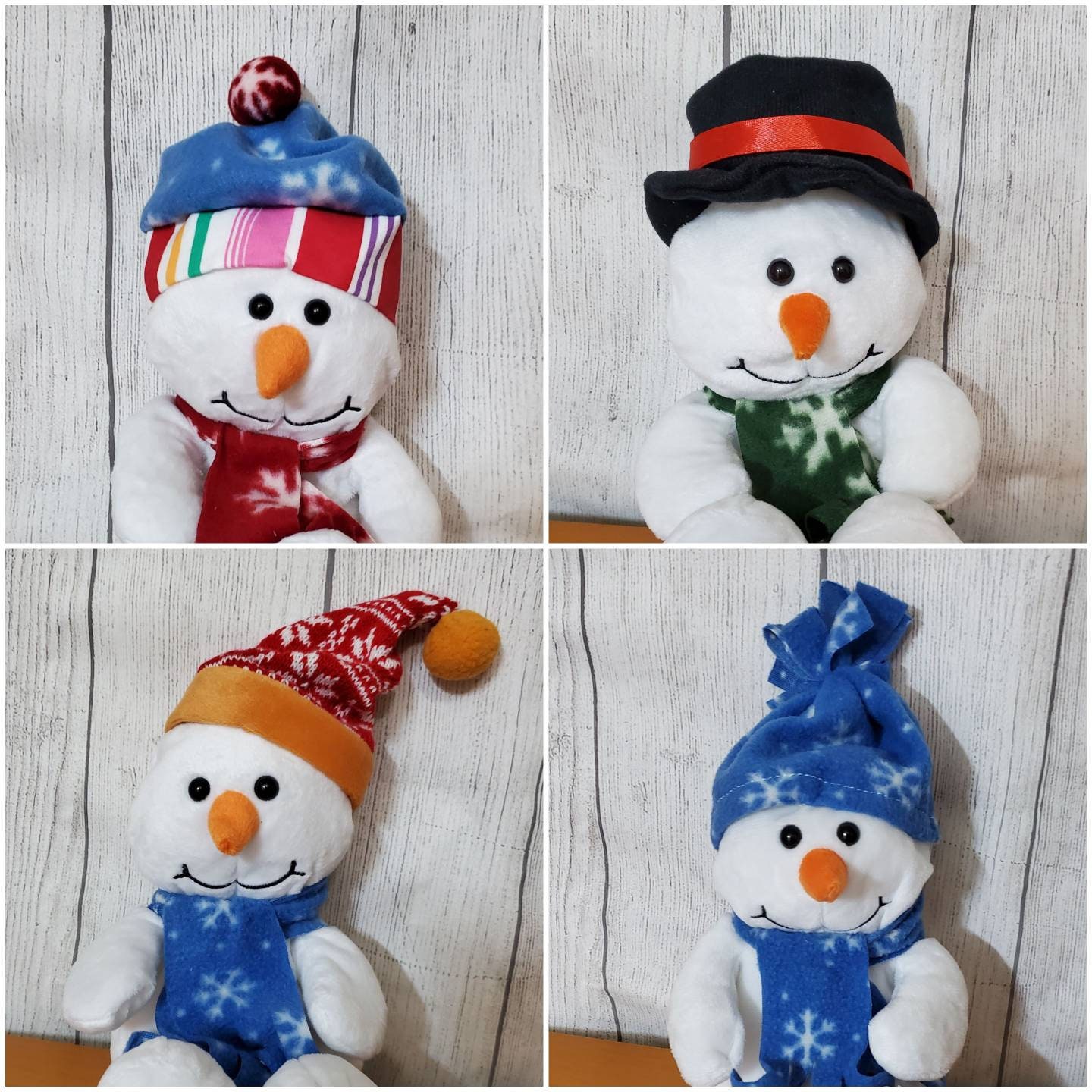 Personalized Plush Stuffed Snowman - Etsy