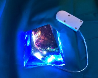 Light up Resin Pyramid - Etsy