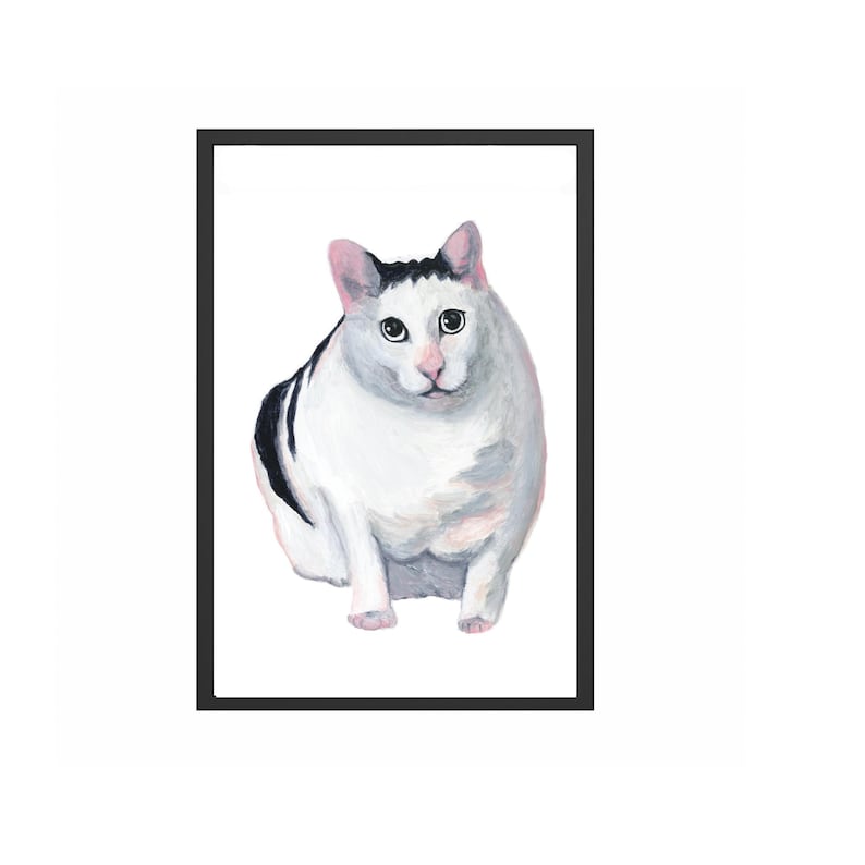 Cat Meme Art Prints Size A4 - Etsy