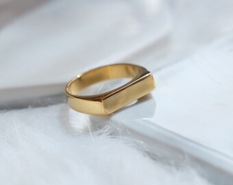Gold Ring Flat Bar - Etsy