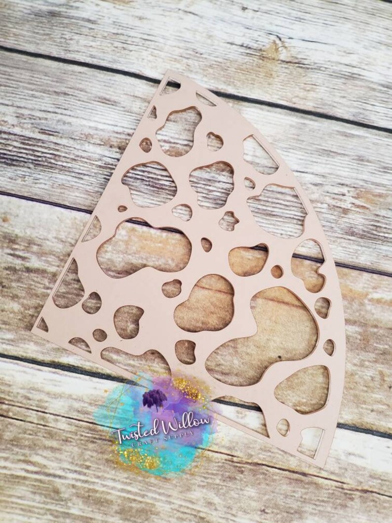 Cow Print T-shirt Sleeve Bleaching Stencil Shirt Bleach | Etsy