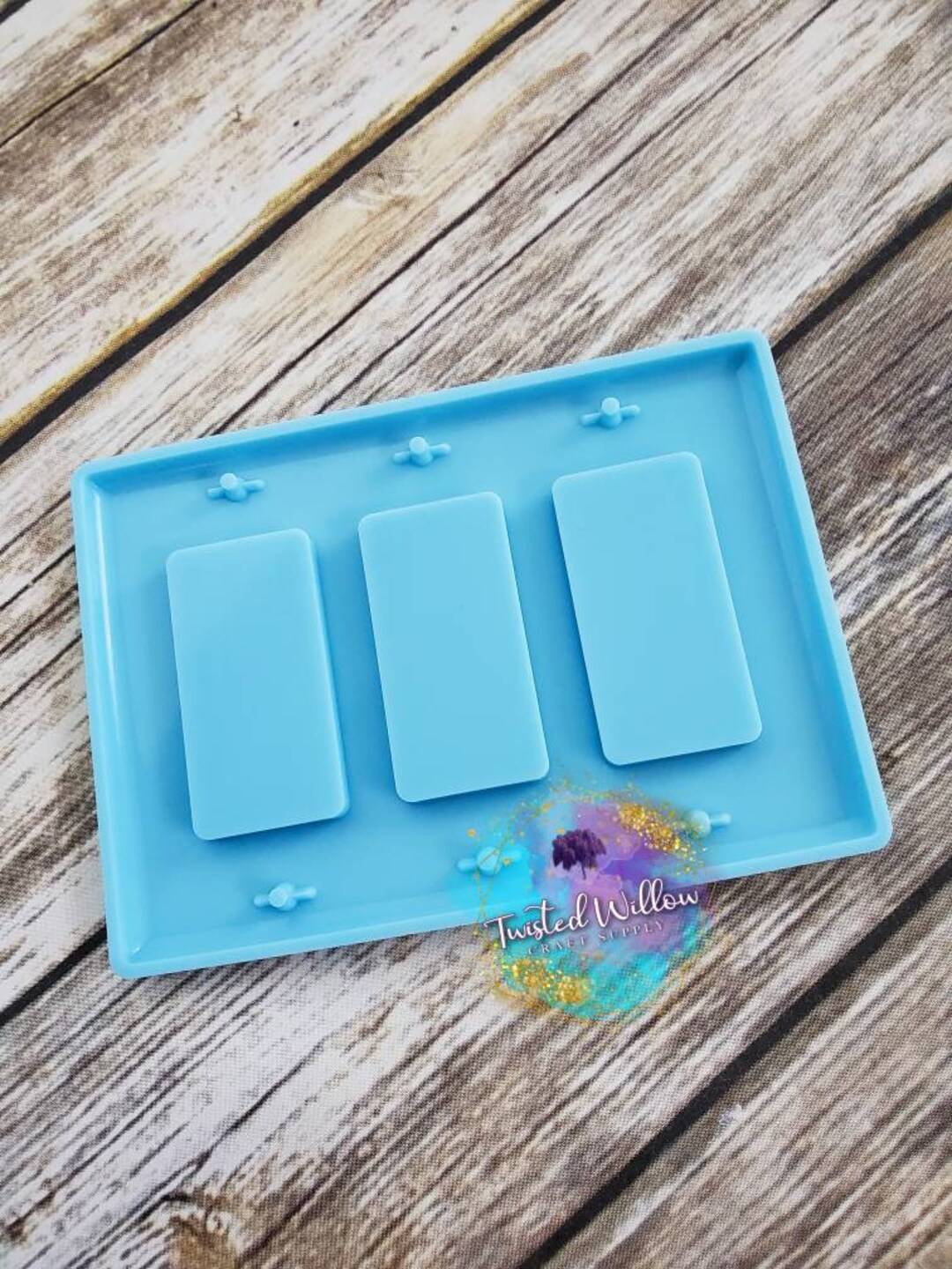 Triple Paddle Light Switch Cover Silicone Mold, Light Switch Cover Mold ...