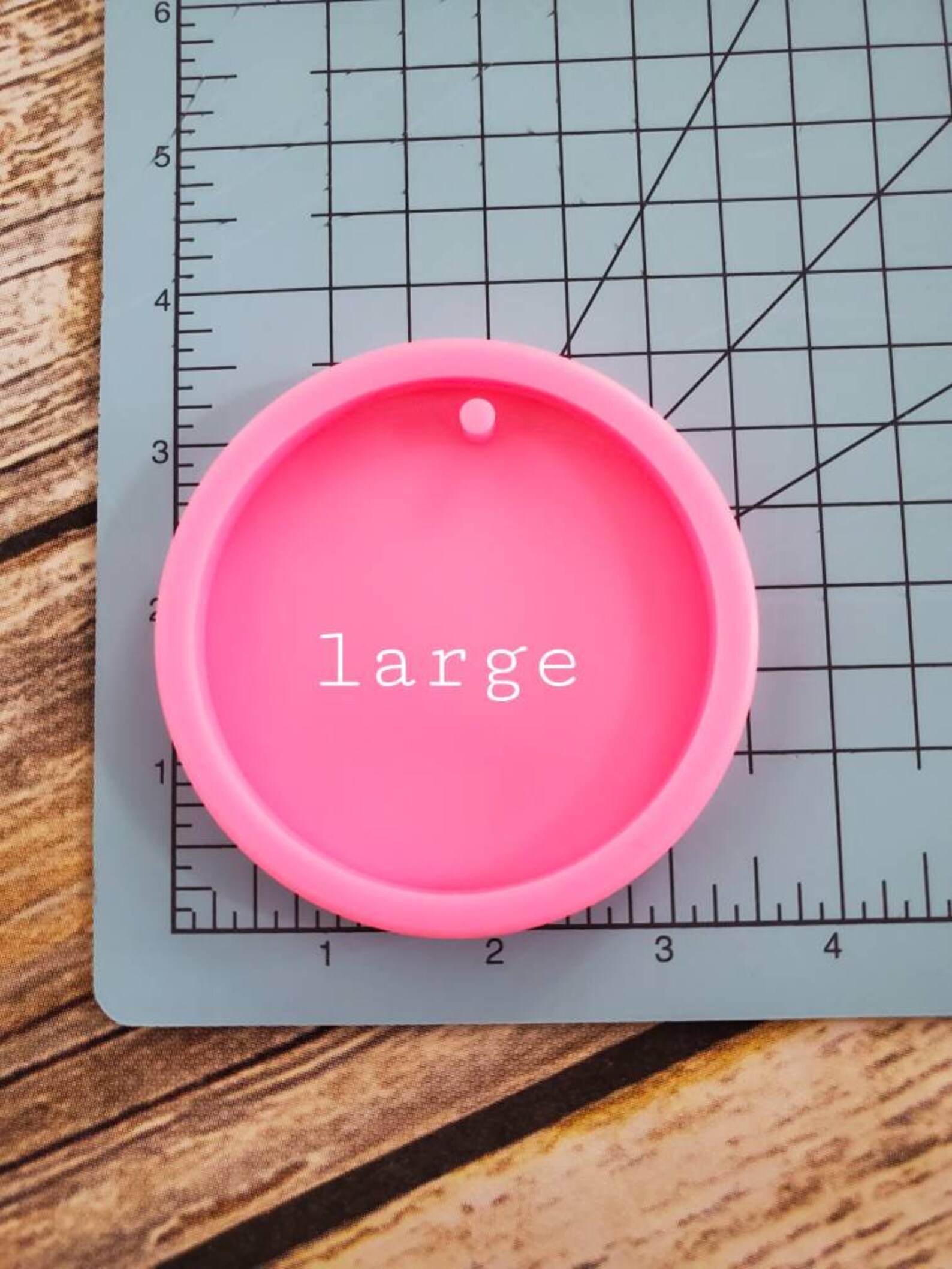 Circle Silicone Keychain Mold, Circle Resin Mold, Circle Epoxy Mold ...