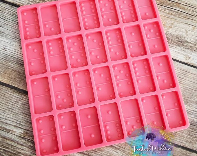 Standard Size Domino Set Silicone Mold, Standard Size Domino Mold ...