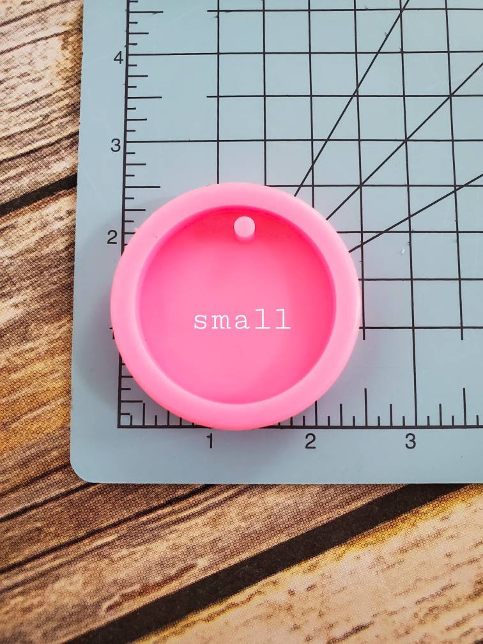 Circle Silicone Keychain Mold, Circle Resin Mold, Circle Epoxy Mold ...