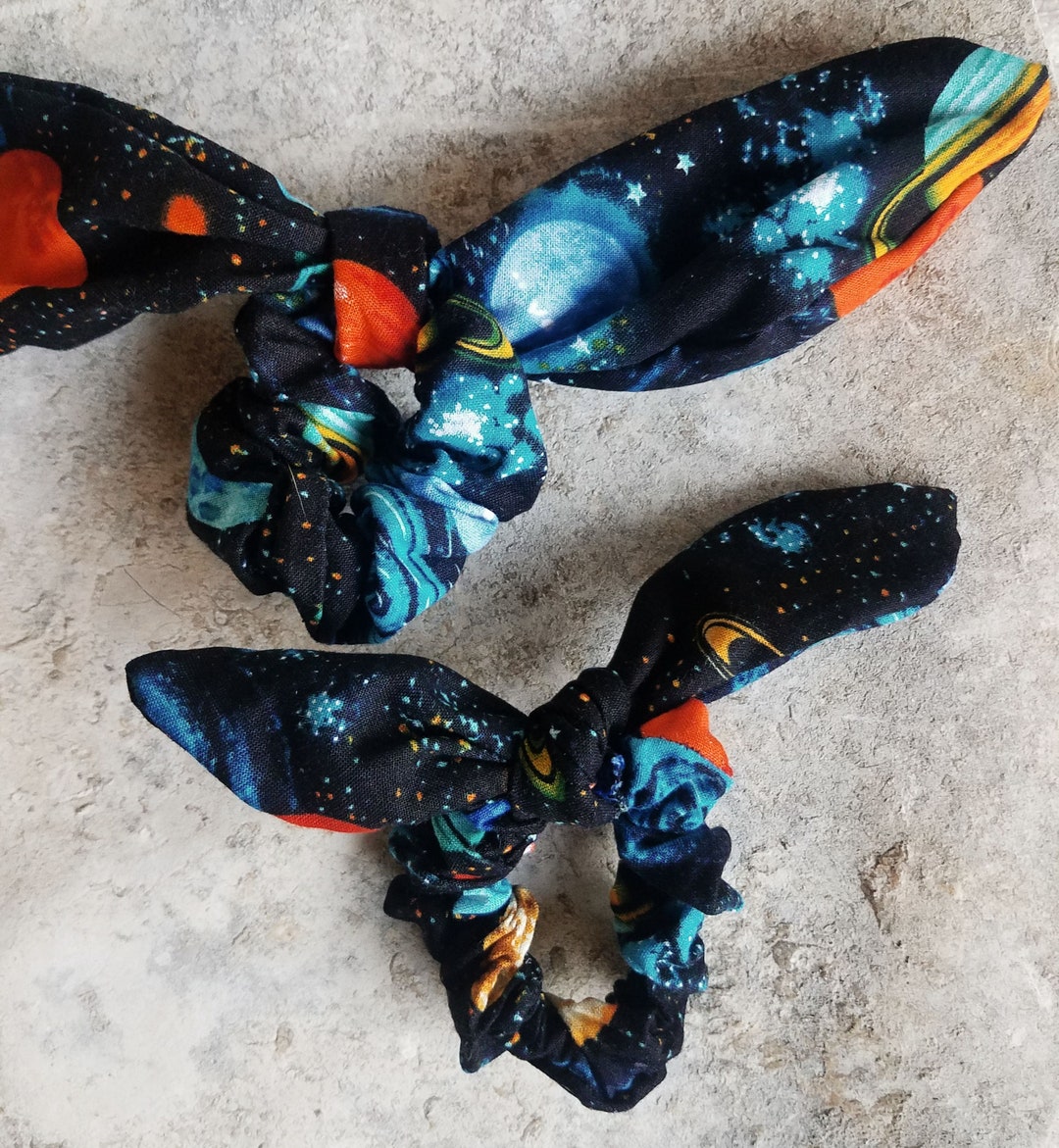 Galaxy Scrunchie Set Space NASA Hair Tie - Etsy