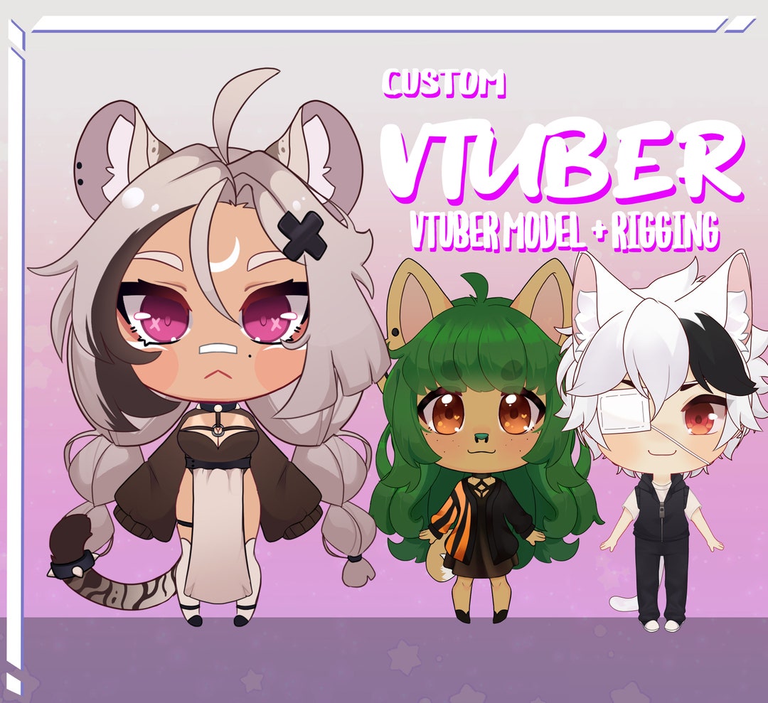 Chibi Custom Live2d Models Rig - Etsy Canada