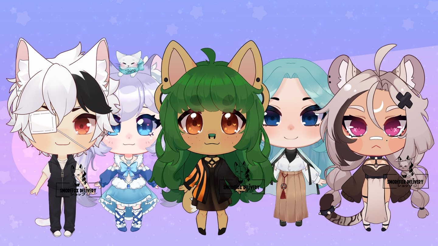 Chibi Custom Live2d Models Rig - Etsy Canada