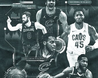 Cleveland Cavs Poster - Etsy