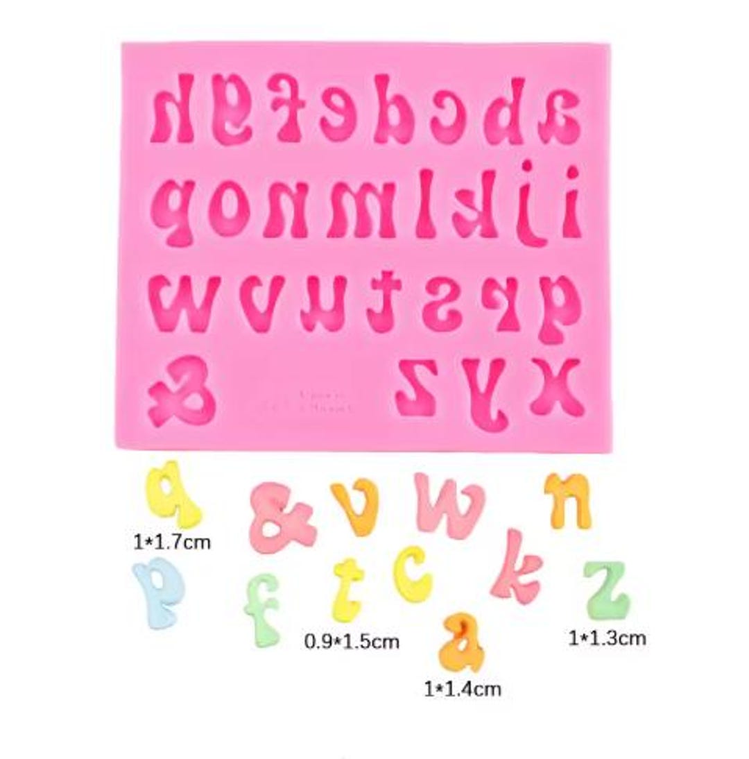 Lowercase Alphabet Silicone Mold - Etsy