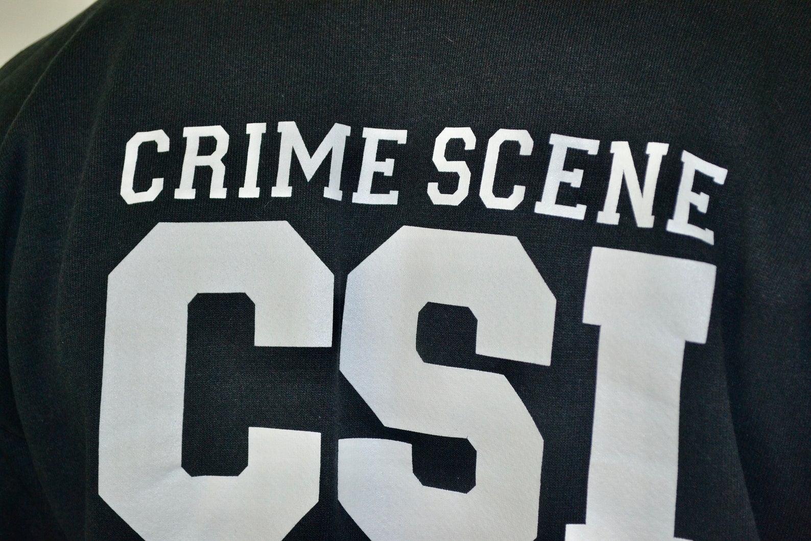 Vintage CSI Sweatshirt Size Large Vtg Black Serial Promo Shirt Crime ...