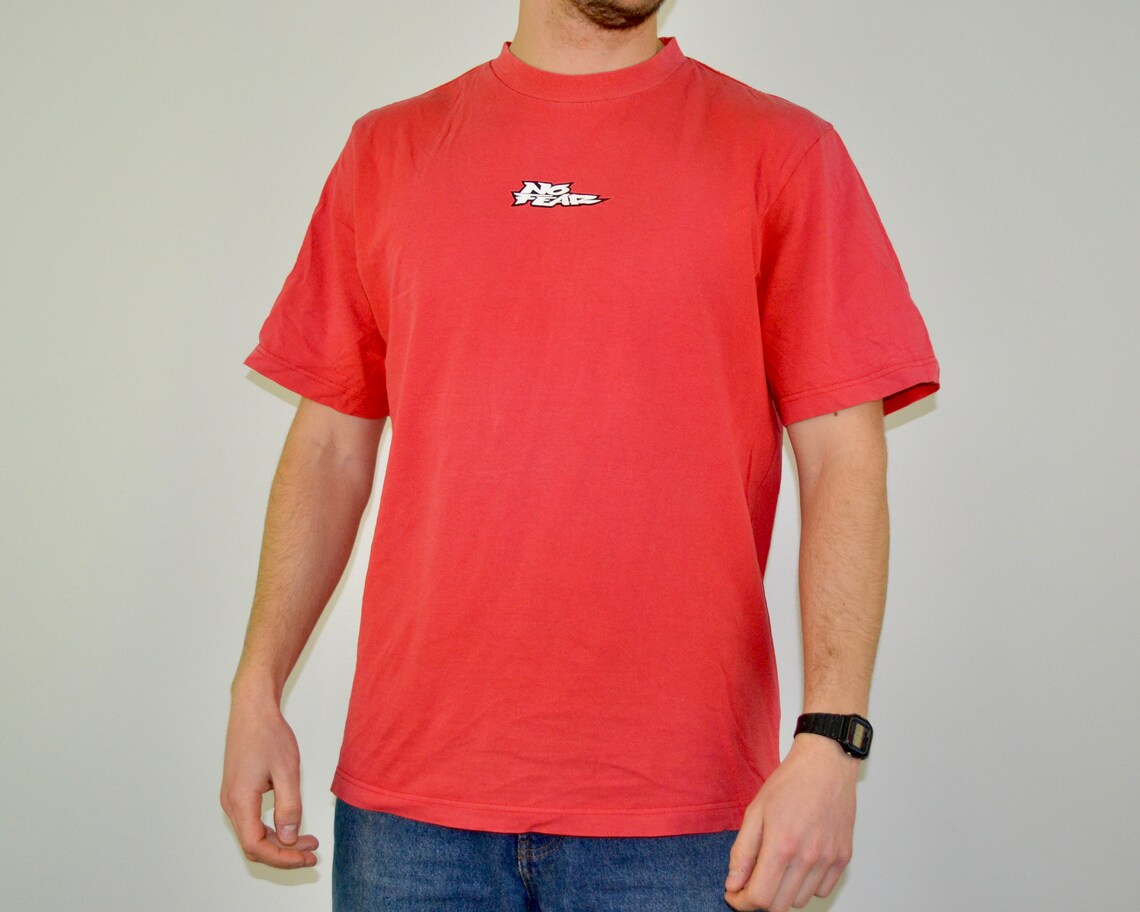 90s vintage No Fear shirt Size XL vtg pink Skateboarding | Etsy