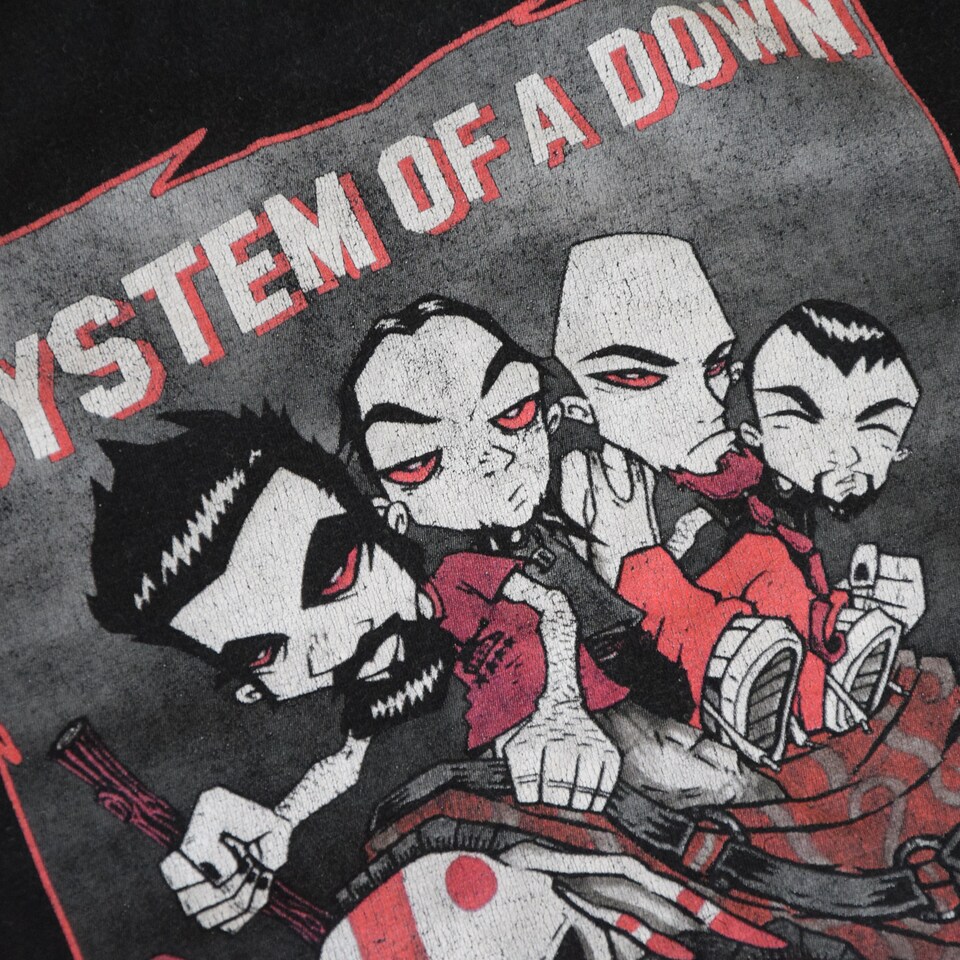 Vintage System of a down shirt Size XX Large vtg black Toxicity promo ...