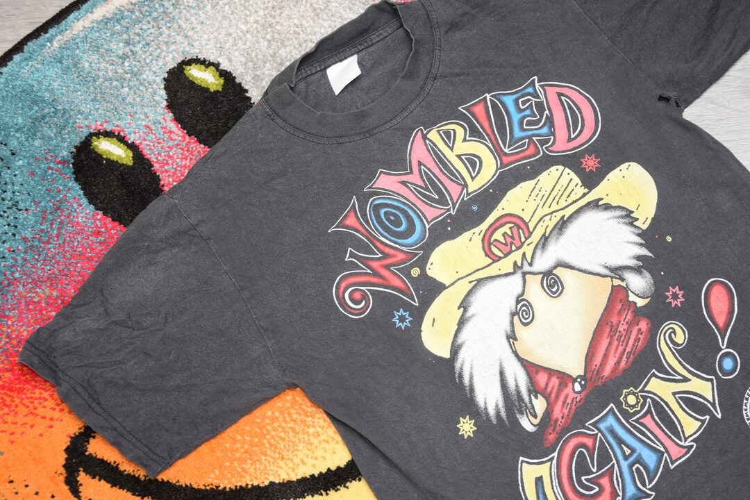 90s Vintage the Wombles Shirt Size Small Vtg Faded and Distressed Black ...