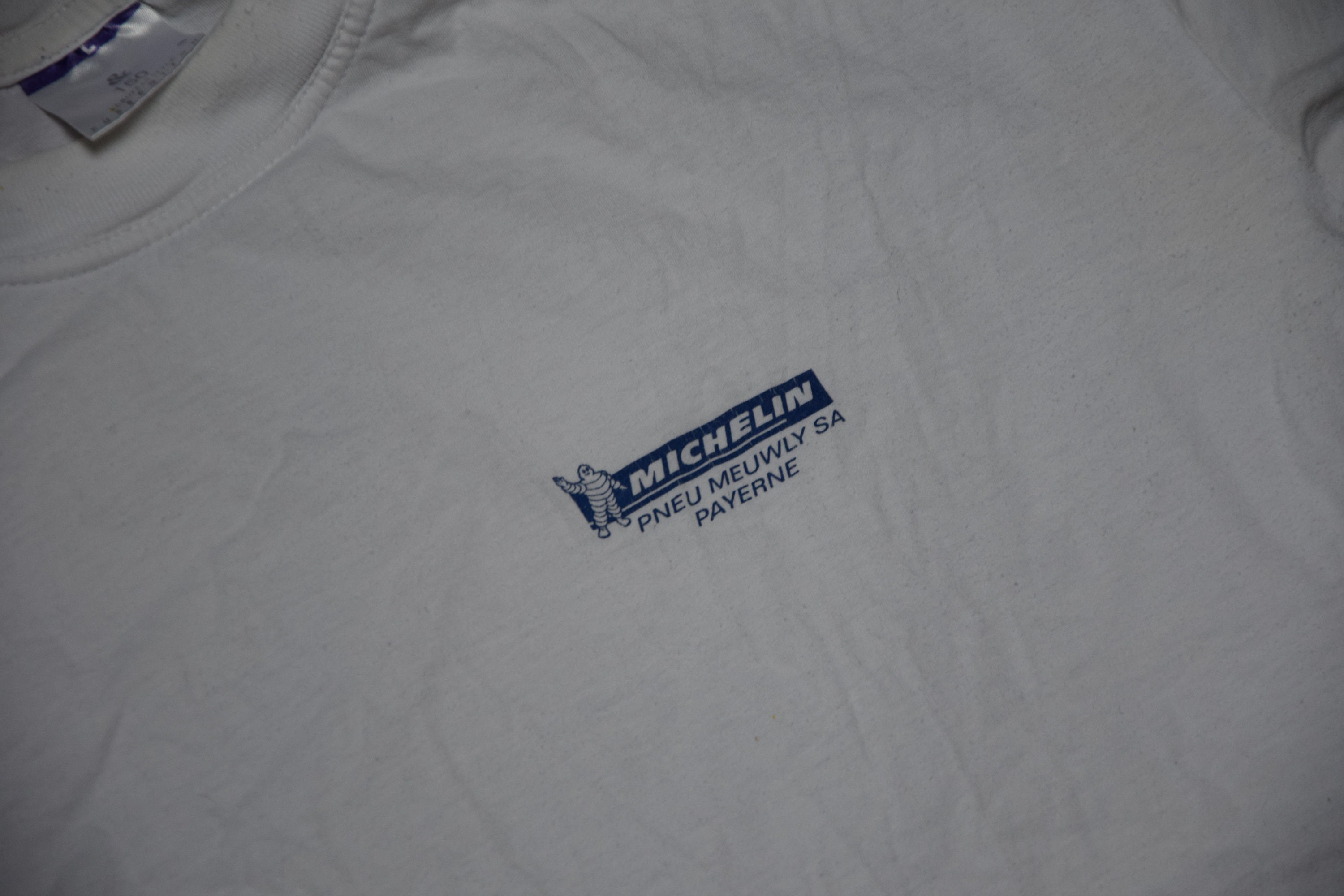 Vintage Michelin Shirt Size Large Vtg White Racing Tee Sz L vtg Sports ...