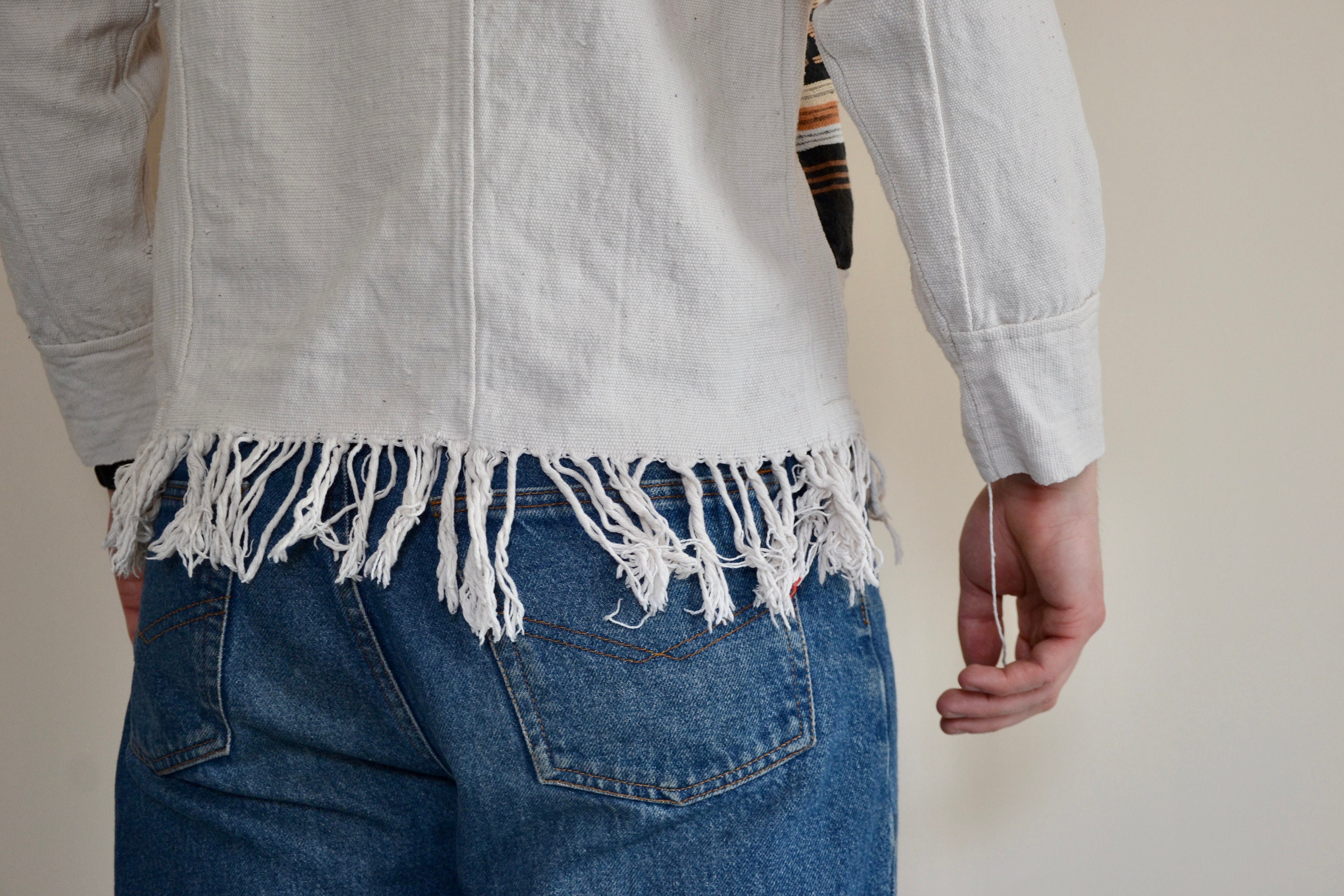 Vintage Peruvian Jacket Size Medium Vtg Multicolor Native - Etsy