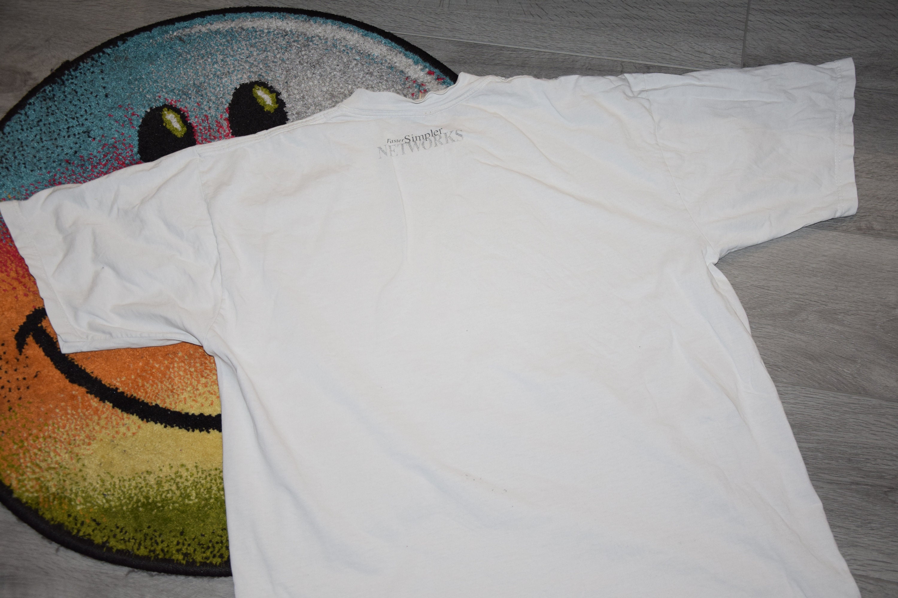 90s Vintage Intel Shirt Size X Large Vtg White IT Corporation Faster ...