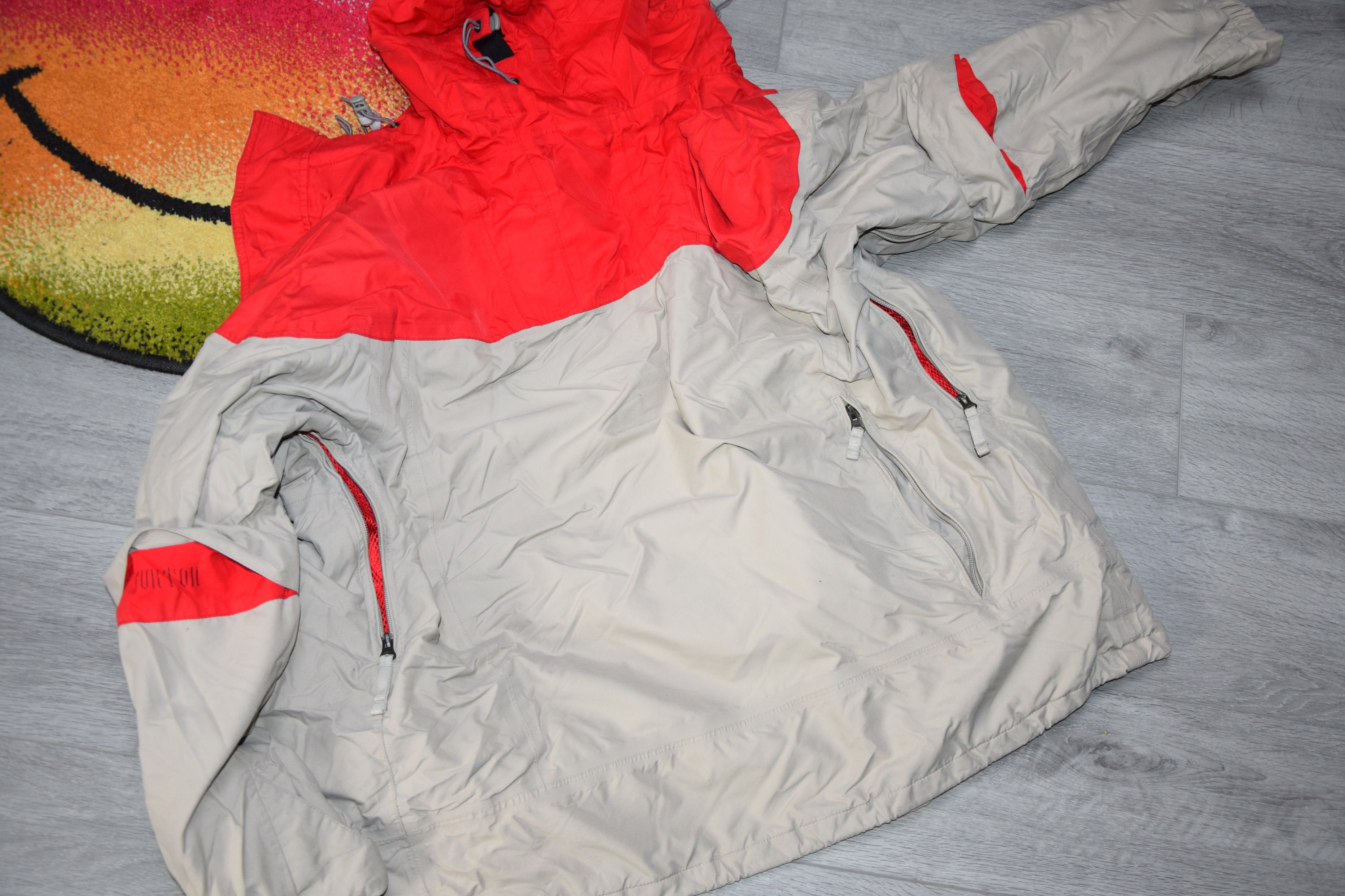 Vintage Burton Ronin Jacket Size Large Vtg Red Trekking Weatherproof ...