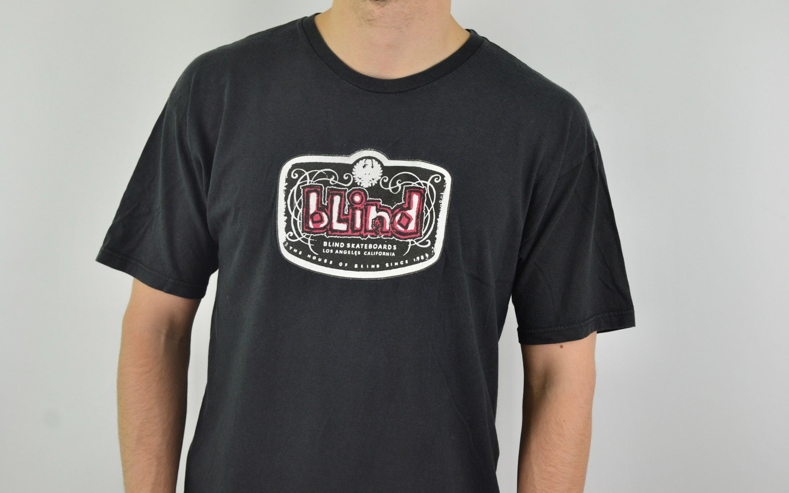 Vintage Blind Shirt Size Large Vtg Faded Black Skateboard Tee Sz L vtg ...
