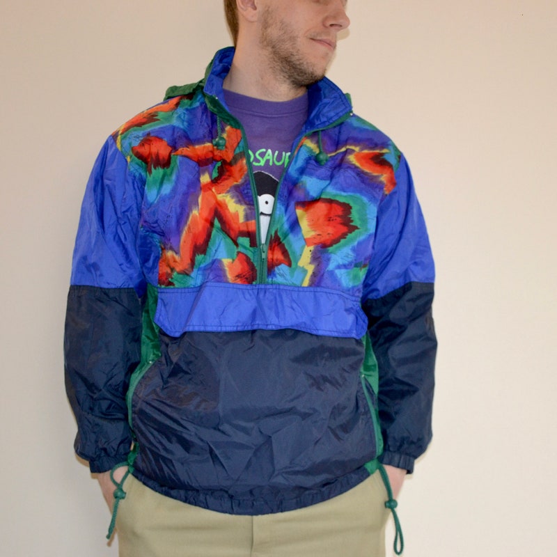 90s Rain Coat Anorak - Etsy