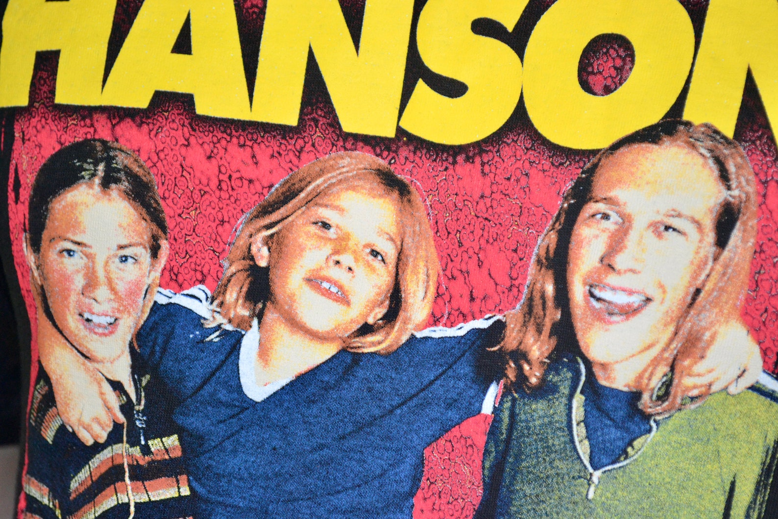 90s Vintage Hanson Shirt Size Medium Vtg Black Pop Music Tee - Etsy