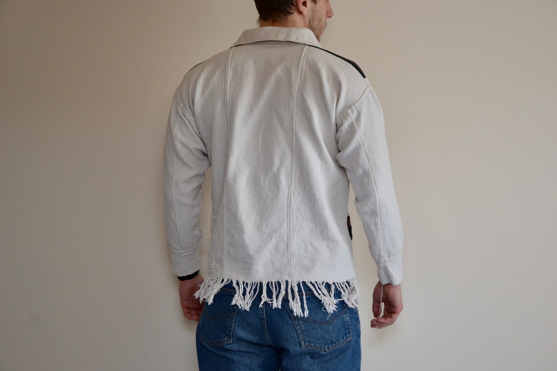 Vintage Peruvian Jacket Size Medium Vtg Multicolor Native - Etsy