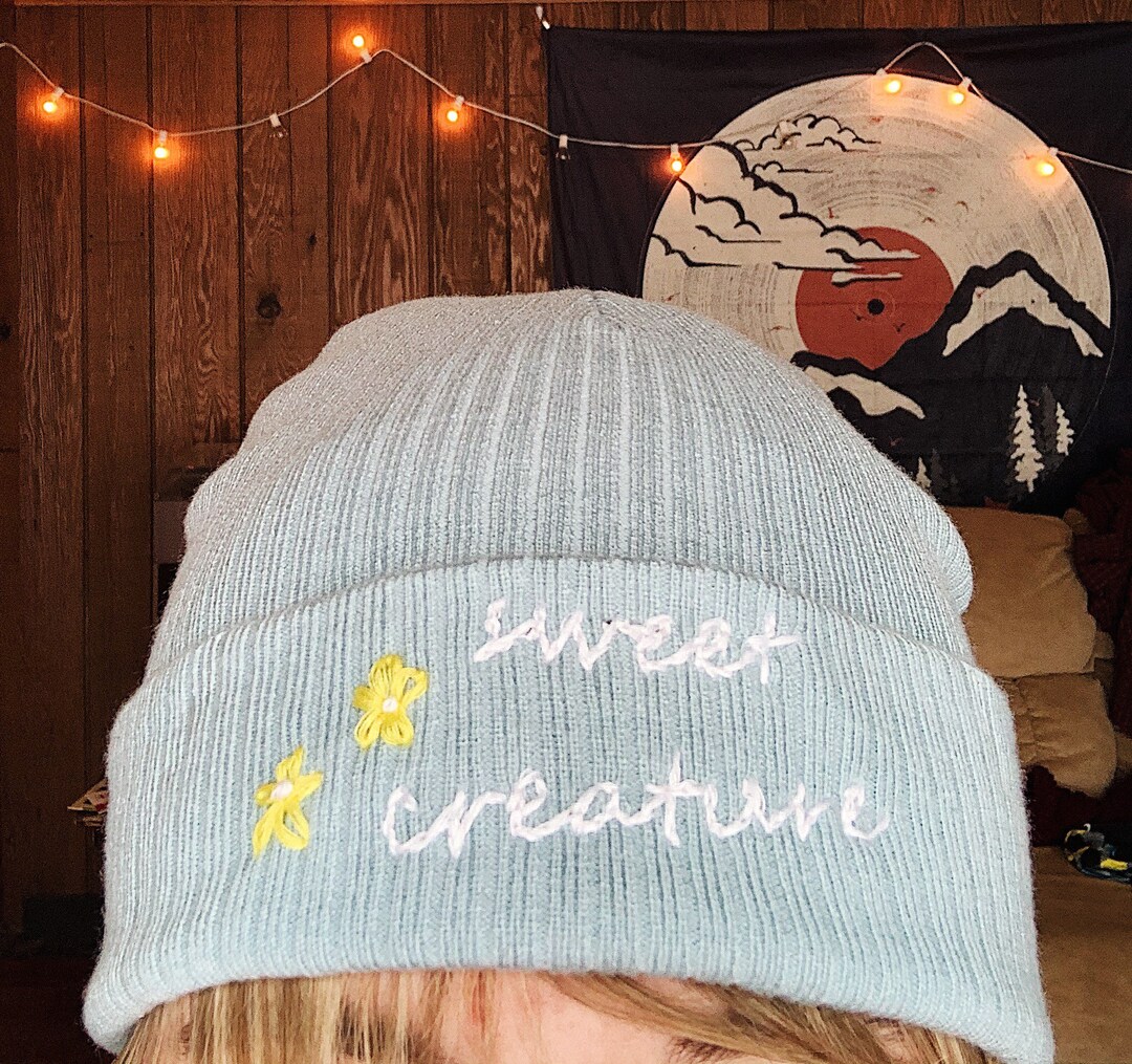 Custom Knit Hat, Custom Winter Hat, Embroidered Hat - Etsy