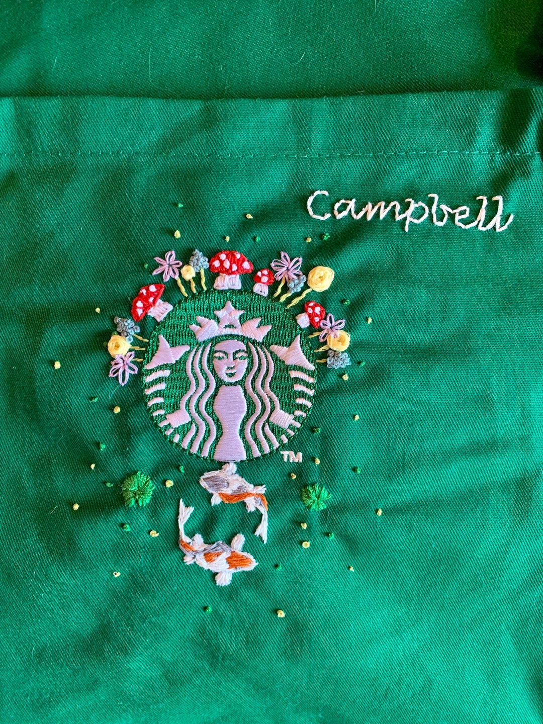 Custom Embroidered Apron - Etsy
