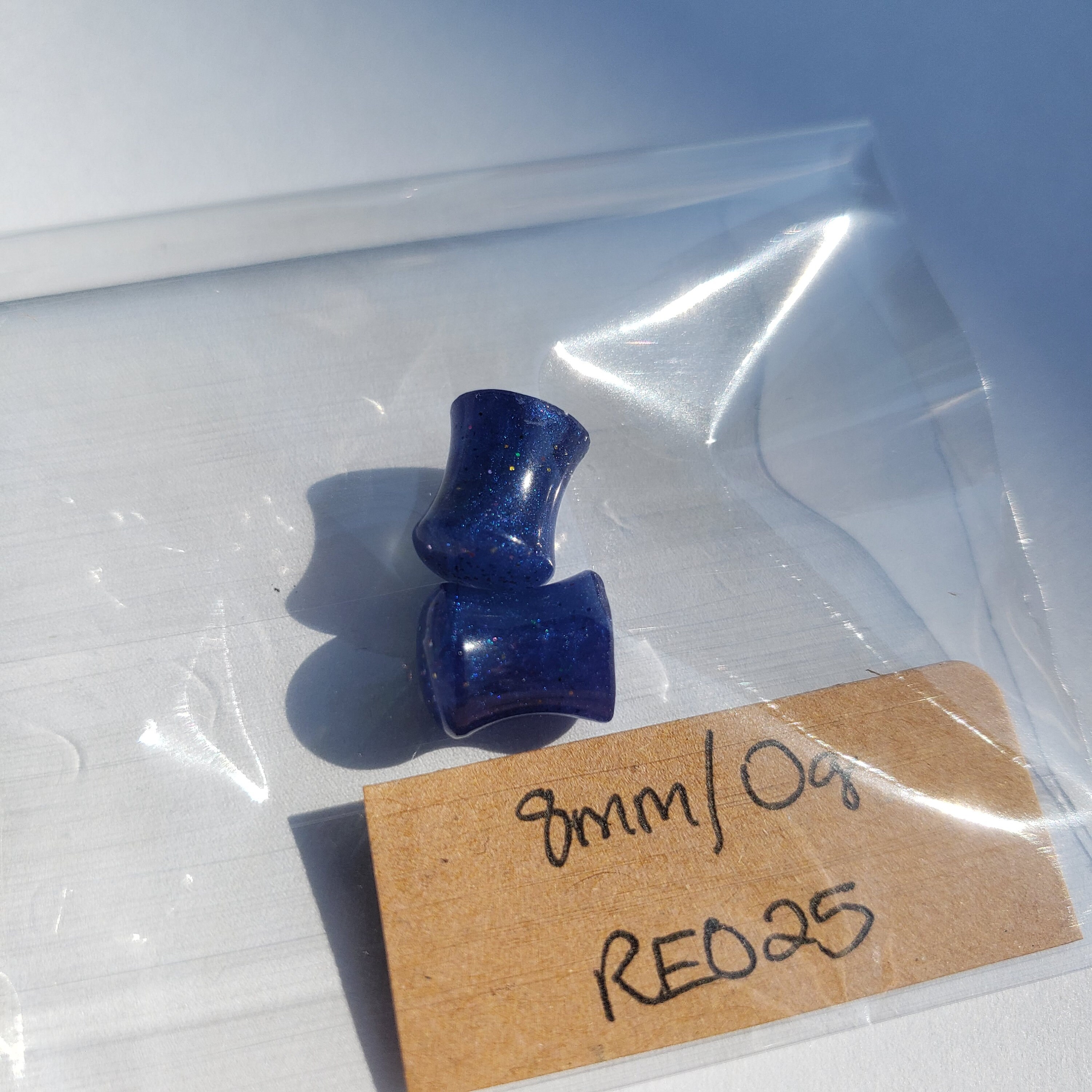 Blue Sparkle Plugs, Blue Sparkle Gauges, Sparkle Gauges, Blue Gauges ...