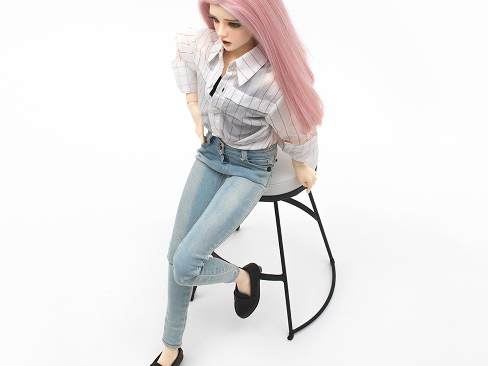 BJD Doll Bar Stools Chair in 1:3 Scale, for BJD Dolls Dollhouse ...