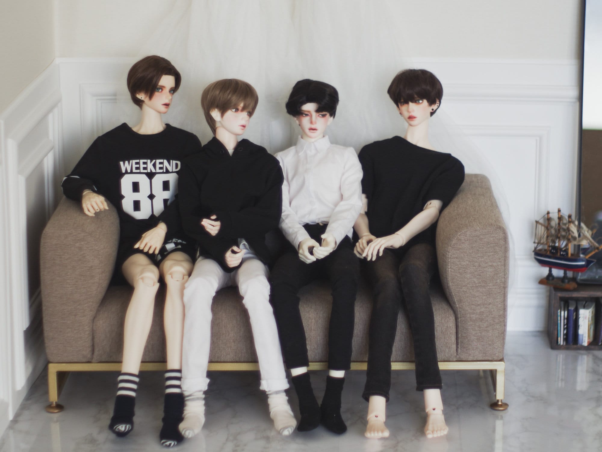 Doll Sofa, Couch for BJD 1/3 SD Doll Furniture, Chair, Dollhouse, BJD ...