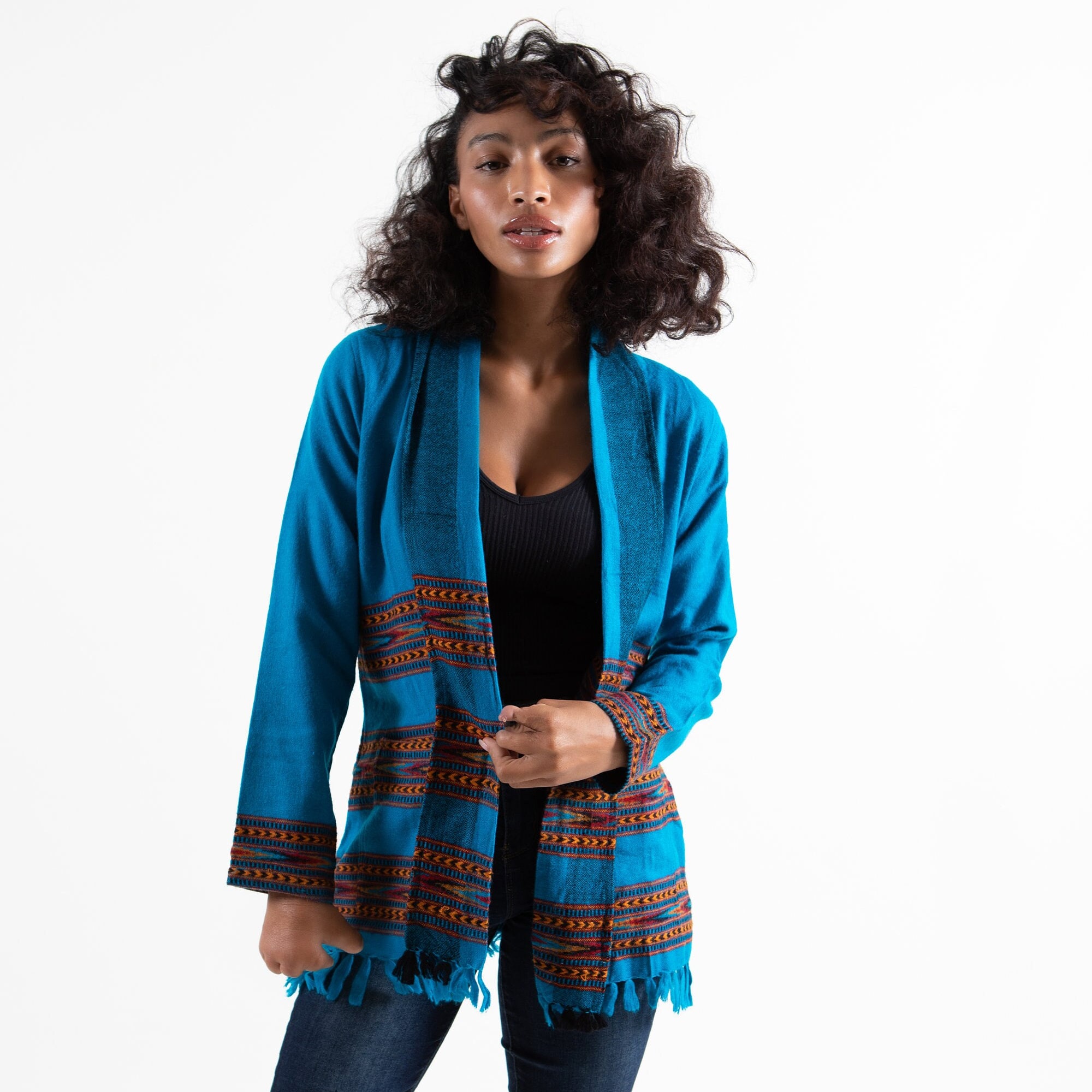 AZTEC CARDIGAN SWEATER Boho Cardigan Women Tribal Cardigan Cute ...