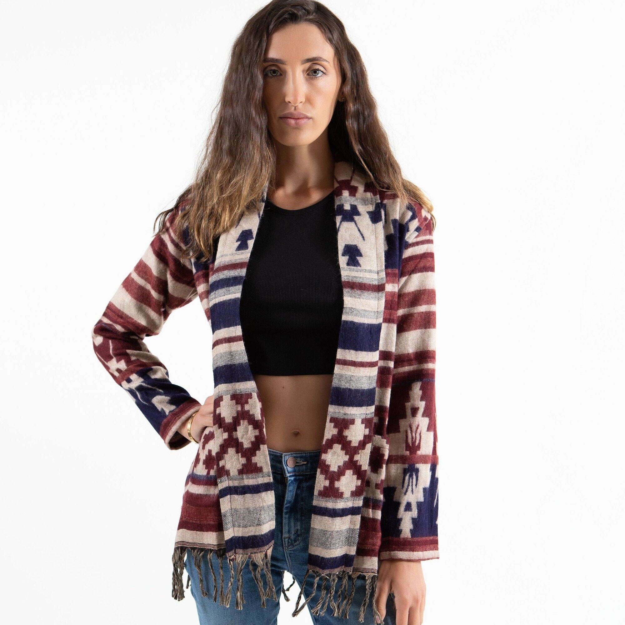 AZTEC CARDIGAN SWEATER | Boho Cardigan Women | Tribal Cardigan | Cute ...