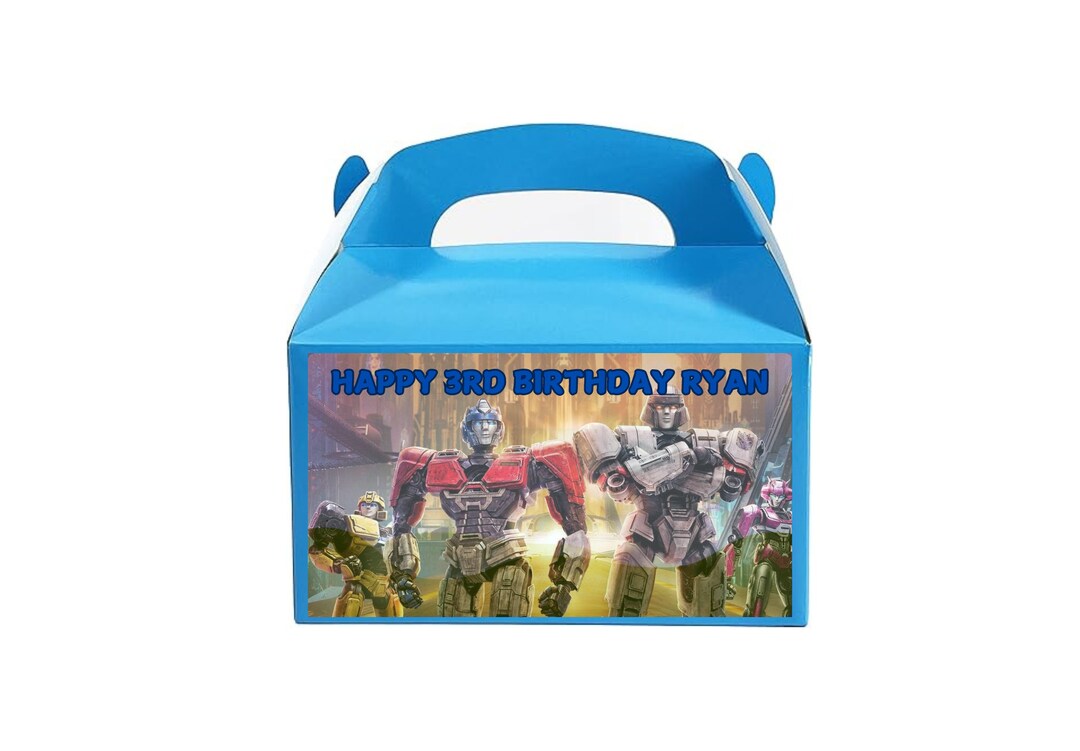 Printable Digital Transformer One Gable Box Labels - Etsy