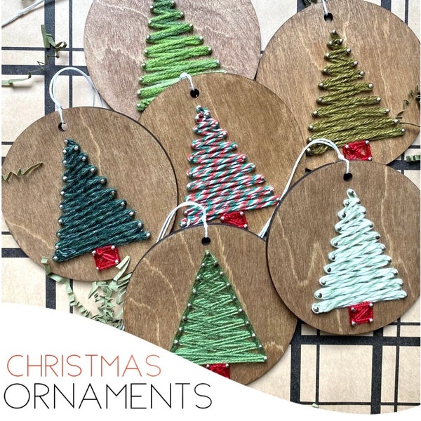 String Art Ornaments - Etsy