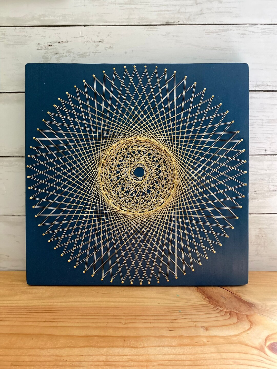 Gold Mandala String Art. Made to Order by Threadbearflairshop - Etsy