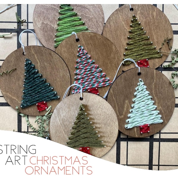 String Art Ornaments - Etsy