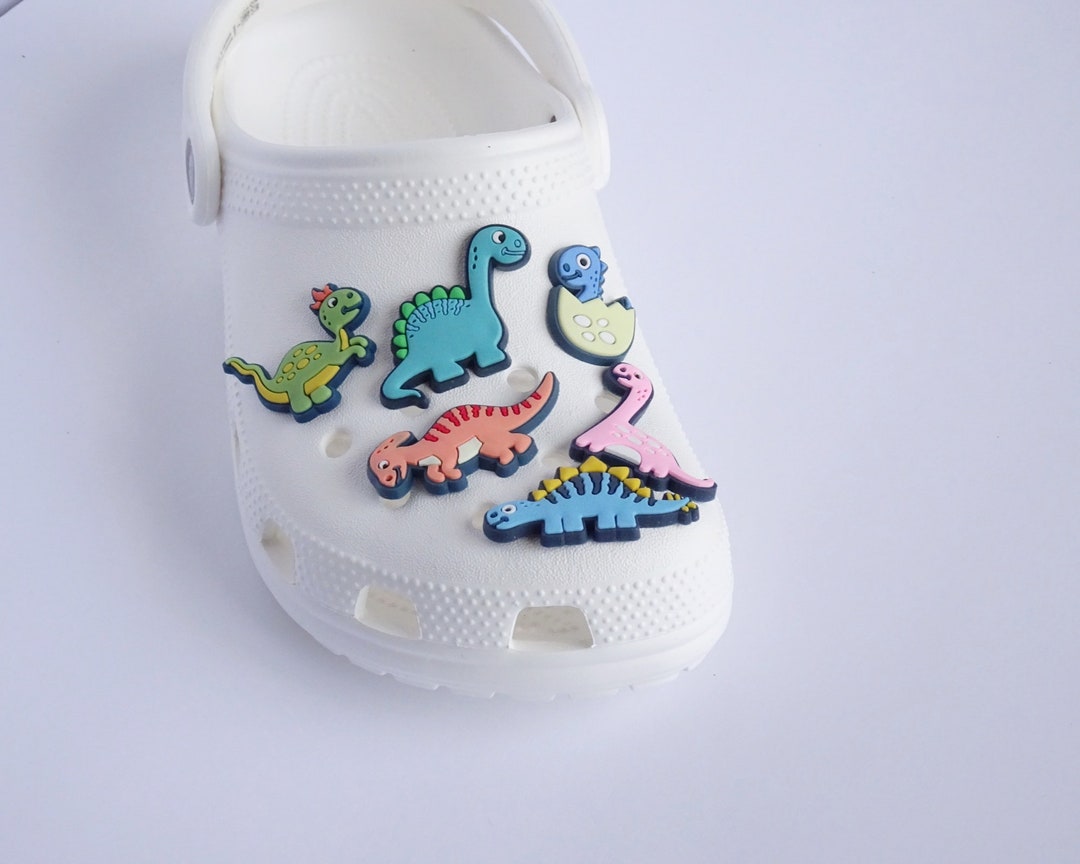 Cute Dinosaur Crocs Charms/ Crocs Clog Shoe Charms/ Crocs Jibbitz ...