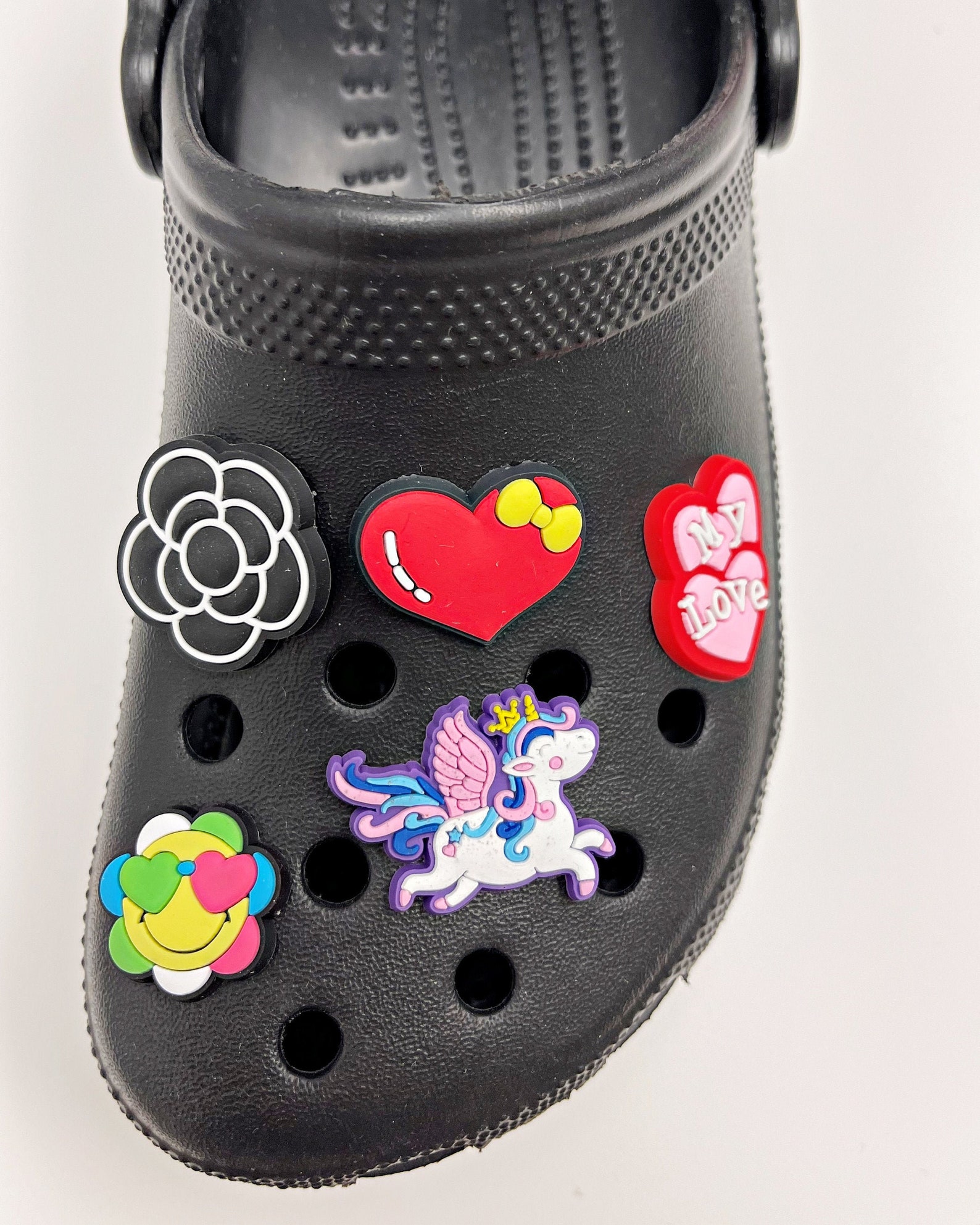 Crocs Charms Cute/ Crocs charms set/ Love Smile Butterfly | Etsy