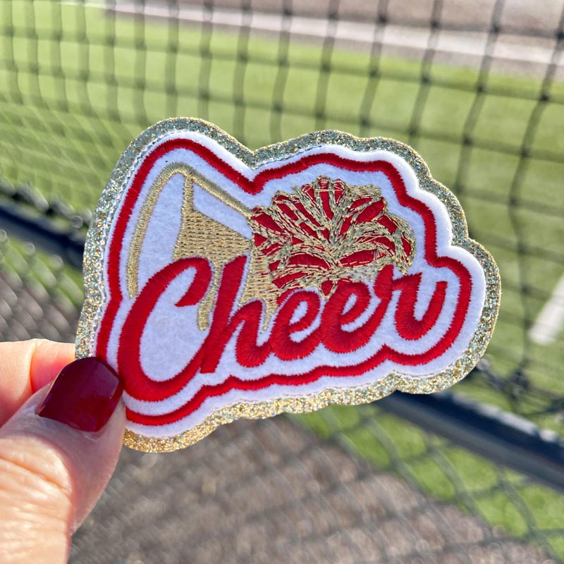 Cheerleader Applique - Etsy