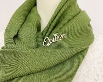 Queen Rhinestone Pin - Etsy