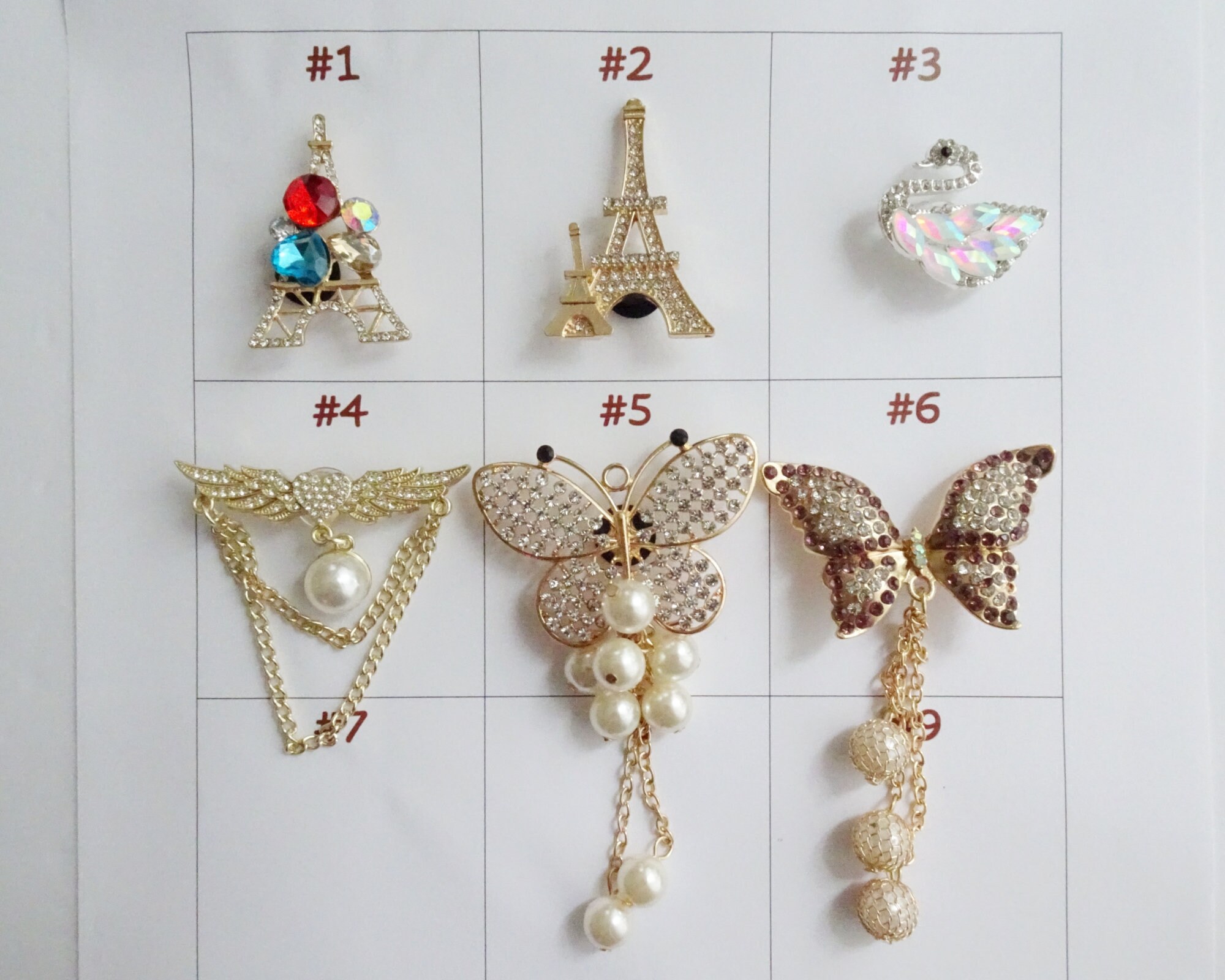 Bling Butterfly Crocs Charms/angel Wing Crocs Charms/ Pearl - Etsy ...