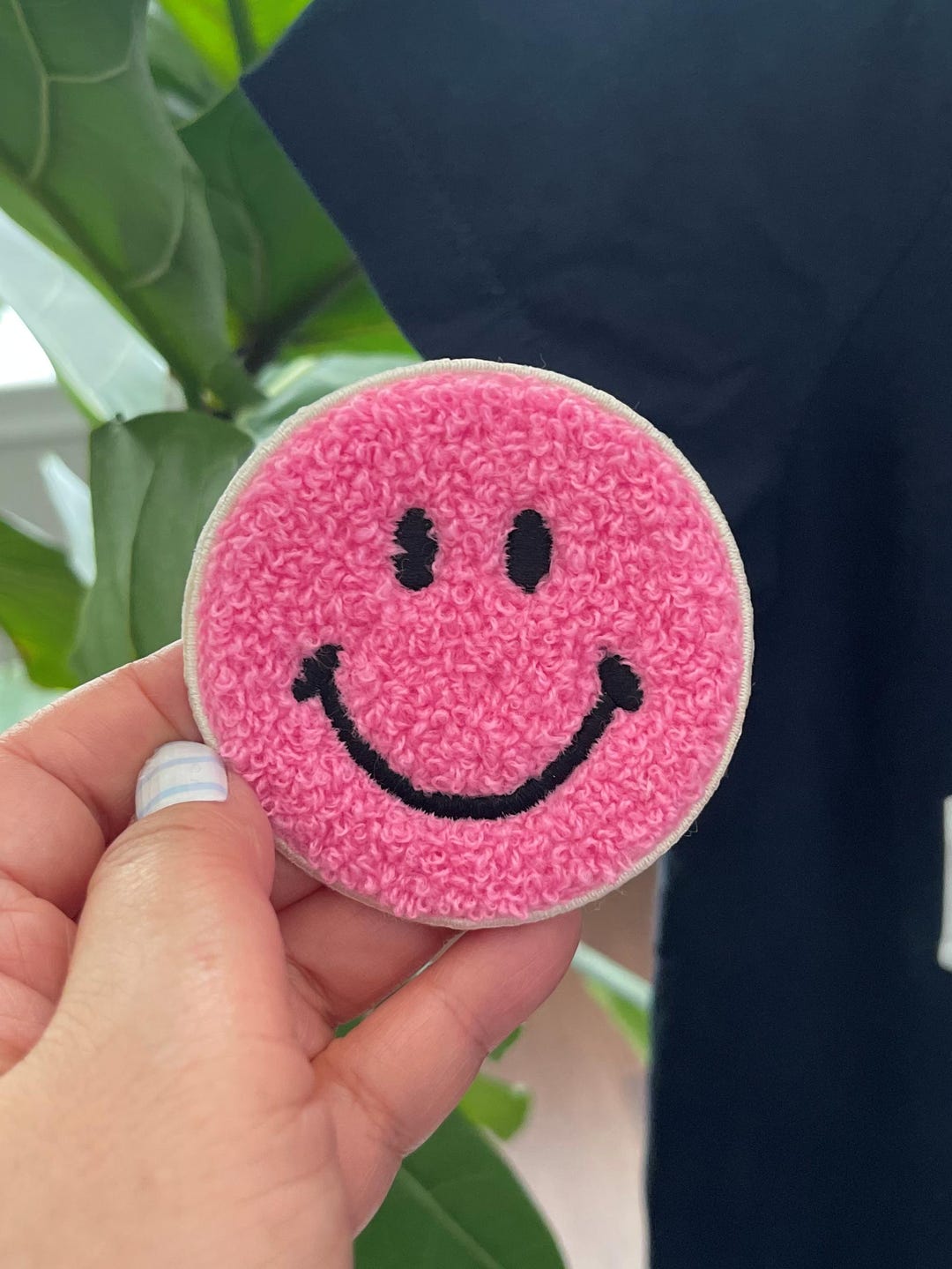 Iron on Patches, Cute Chenille Smiley Patches, NYC Patches, KISS ...