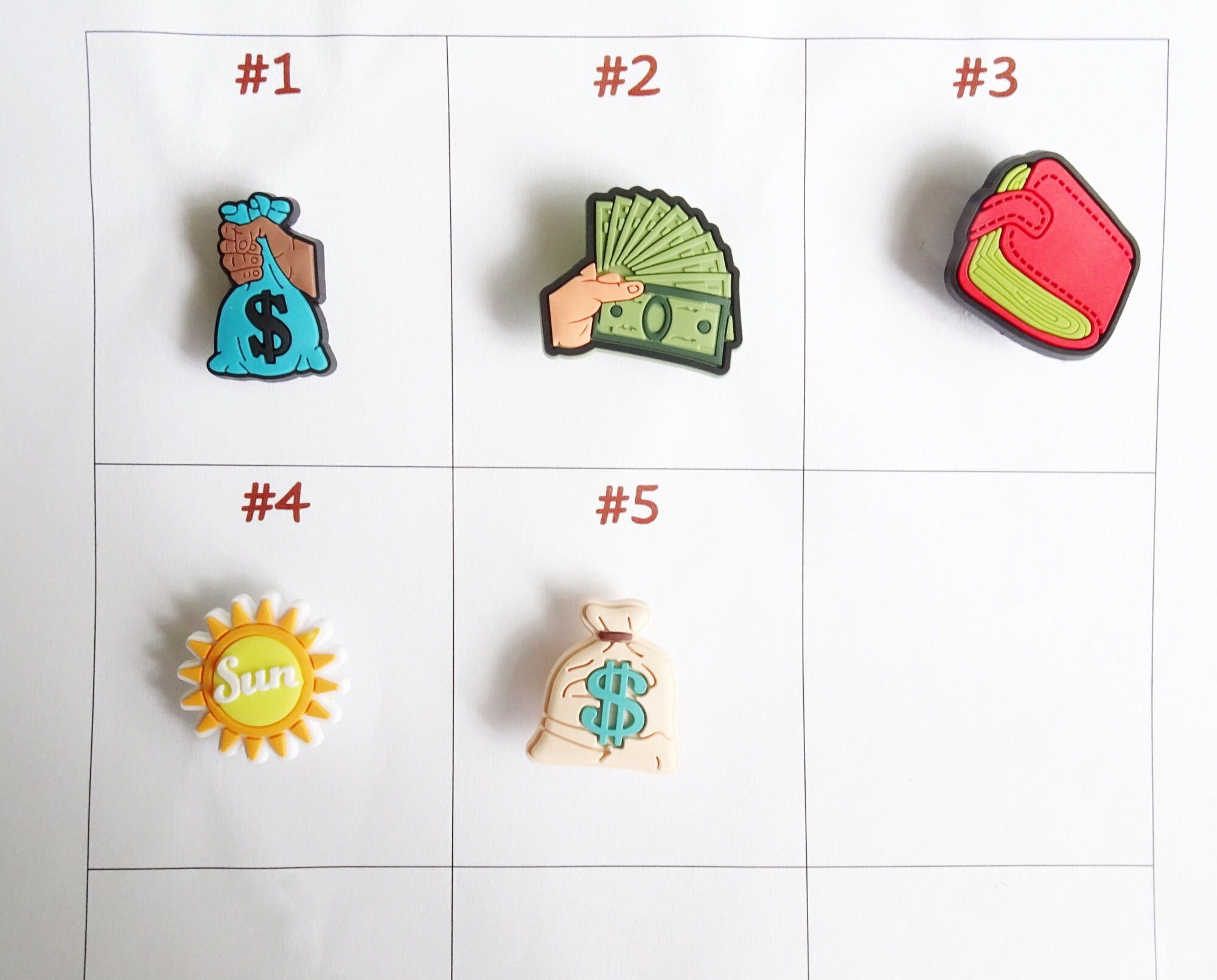 Flex Crocs Jibbitz/ Crocs Charms Cute/ Fun Crocs Charms/ Money - Etsy